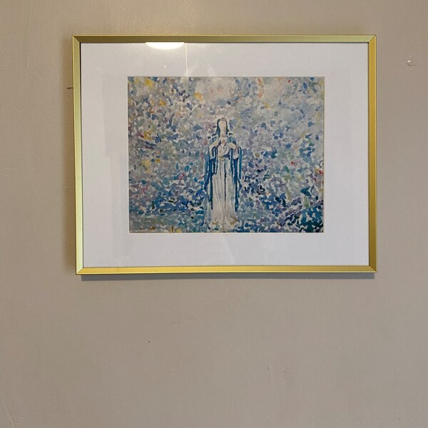 Catholic Art Wall, Jesus Painting, Catholic Art Prints, Abstract ...