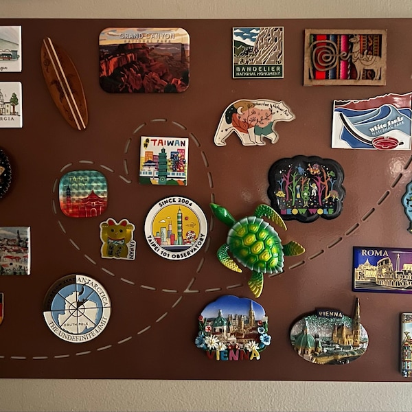 Metal Board, Custom Board for Travel Magnets, Large Display Board ...