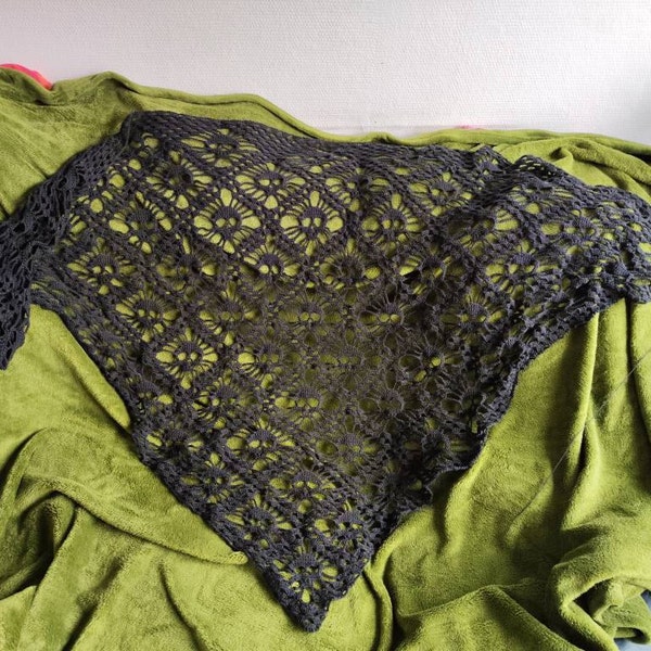 Skull Shawl Pattern Skull Shawl Crochet Skull Shawl Lost Souls Shawl ...