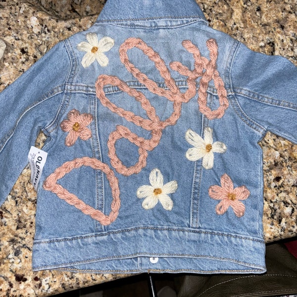 Custom Denim Baby Toddler Jacket - Etsy