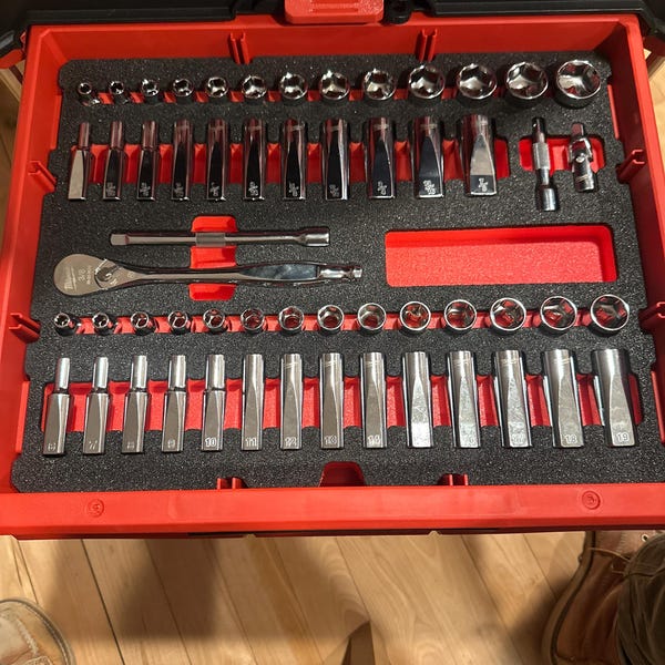 Packout Crate Hand Tool Insert Organizer for Milwaukee Packout Crate ...