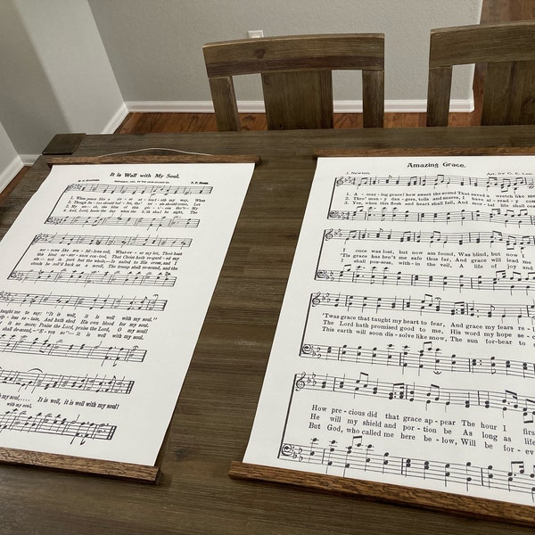 Amazing Grace Sign | Song Lyric Gift | Amazing Grace Sheet Music Sign ...