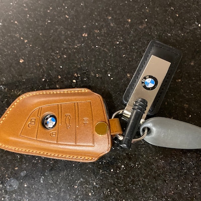 Bmw Handmade Leather Key Cover BMW Smart Key Case BMW Key - Etsy