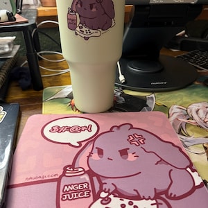 Funny Gaming Desk Mat Kawaii Mouse Pad, Pastel Goth Office Decor, Large ...