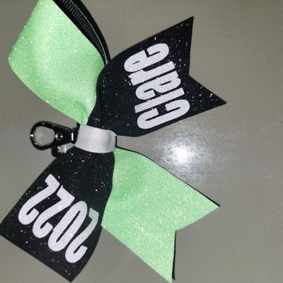 Cheer Bow Key Chain or Back Pack Bow. Customized in Your - Etsy