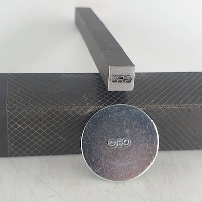 Custom Blacksmith Touchmark Stamp Custom Steel Hand Stamp - Etsy