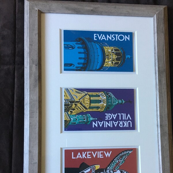 Chicago Poster | Chicago Neighborhood | Chicago City | Chicago Retro ...