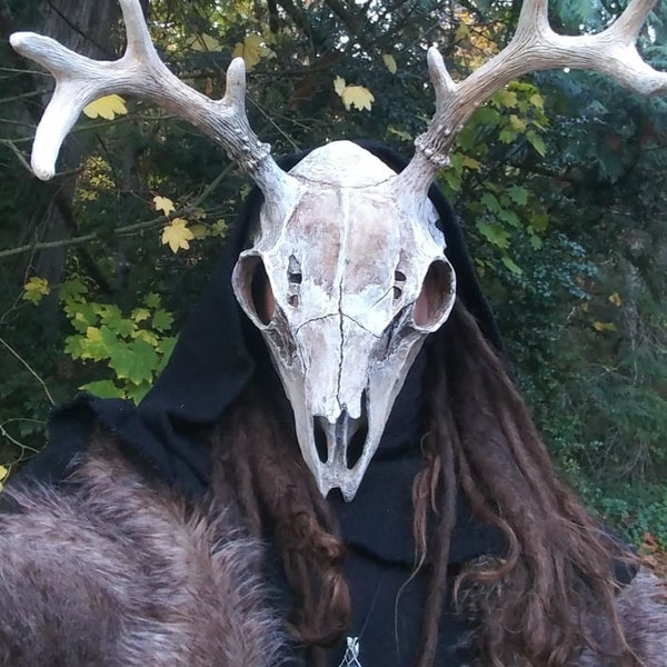 Deer Skull Mask - Bone Mask- Made to Order - Etsy