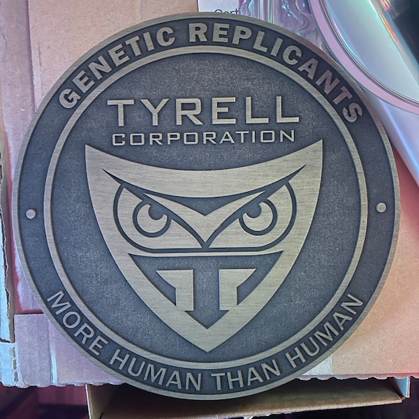 Blade Runner Tyrell Corporation Logo Plaque - Etsy