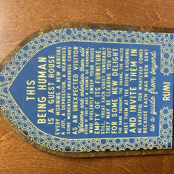 The Guest House // Wood Sign // Therapy Gift // Mindfulness Gift ...