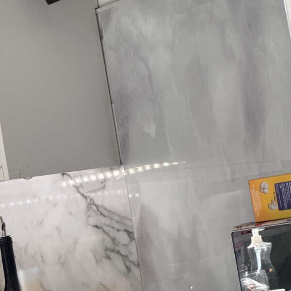 Kitchen Glass Splashback Toughened Tile Cooker Panel Any Size Abstract ...