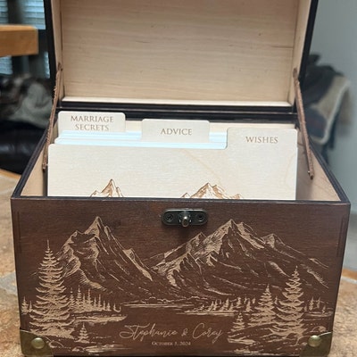 Mountain Wedding Guest Book Alternative, Unique Wedding Guestbook Ideas ...