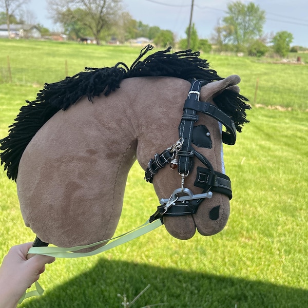 Bay Hobby Horse | Stick Horse | Jumping Hobbyhorse - Etsy