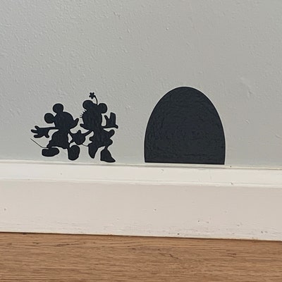 Mickey and Minnie Mouse Hole - Etsy