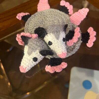Opossum Plush, Cup Holder Coaster, Table Stand, Cute Coaster Possum ...
