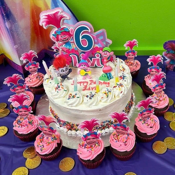 Troll Cake Topper. Trolls Party Decor. Troll Cake Decoration - Etsy