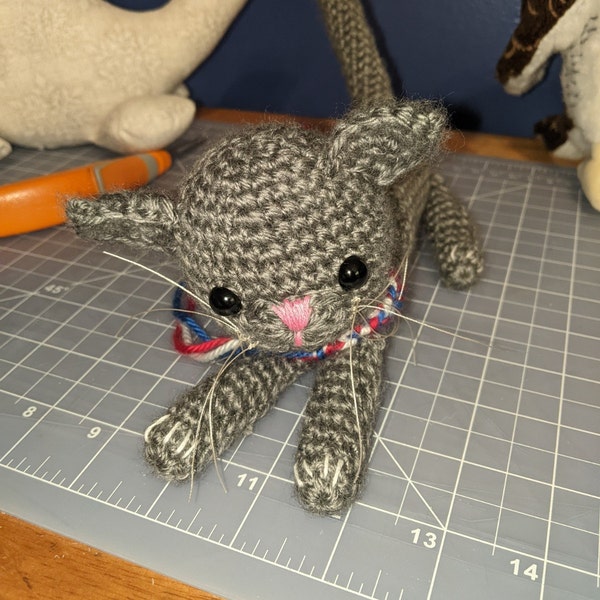 Crochet Calico Cat Pattern, Amigurumi Spotted Kitten Tutorial PDF - Etsy