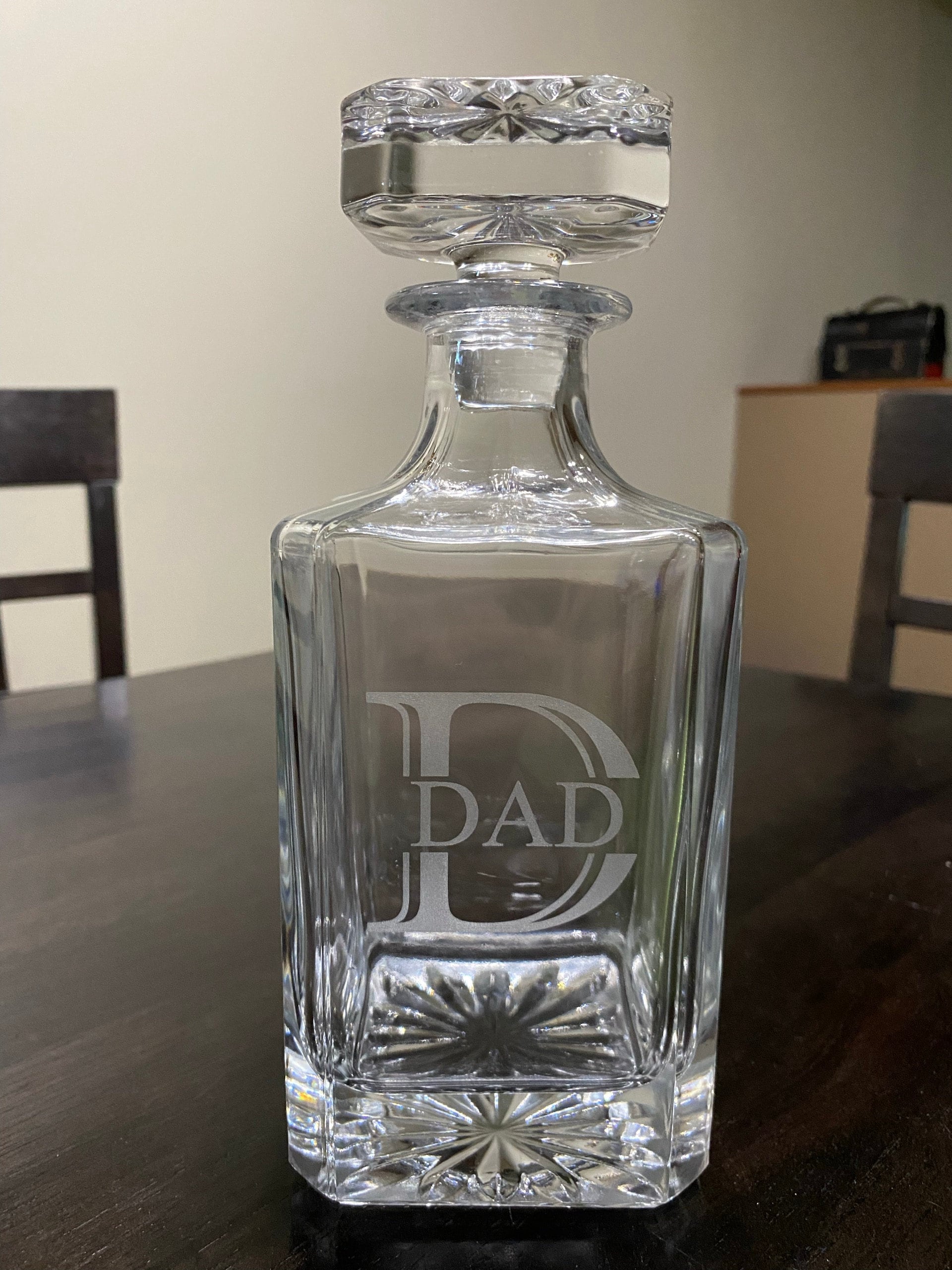 Personalized Whiskey Decanter, Engraved Decanter Set, Monogrammed ...