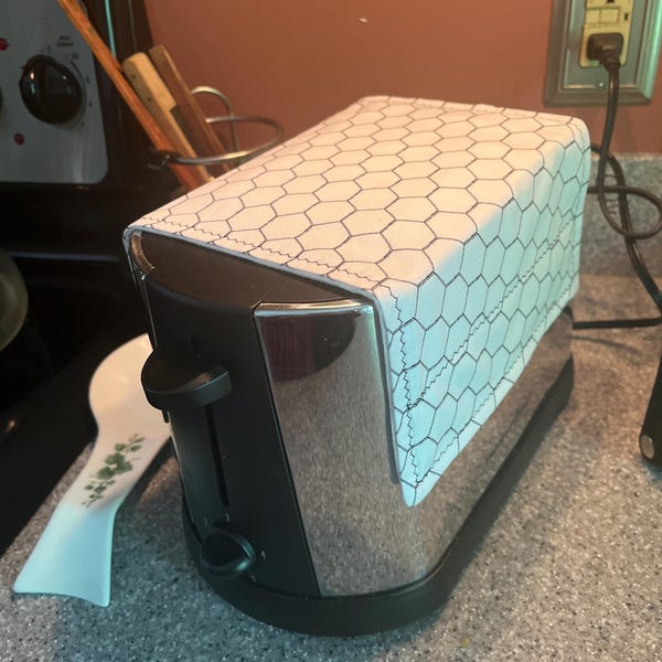 Grey Long-slot Toaster Cover by Toaster Huggee - Etsy