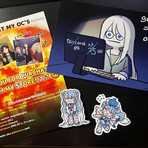 Kanade Discord 4x6" Postcard Project Sekai Mini Print - Proseka 25-ji ...