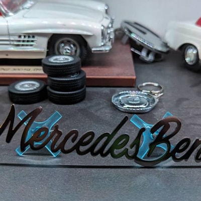 Top Quality Hubcap Mercedes Keychain Keyring Chome Alloy Wheel Old ...