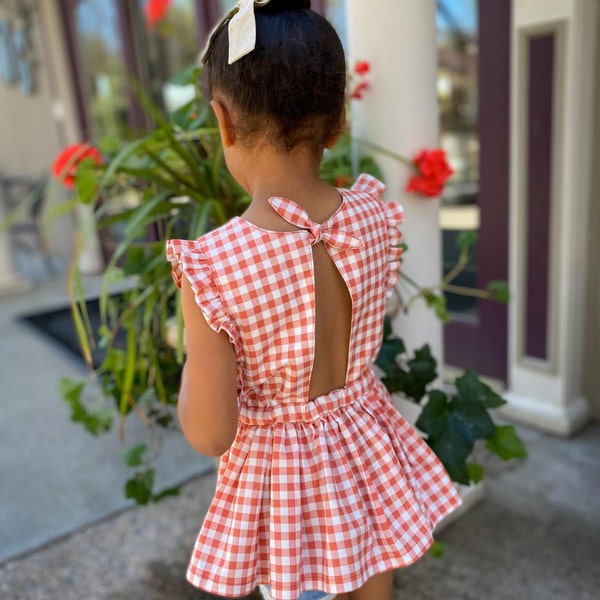 Gingham Cottage Gingham Coral by Heather Peterson for Riley Blake ...