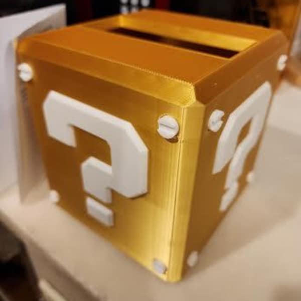 Super Mario Item Box (question Box) Tissue Cover - Etsy