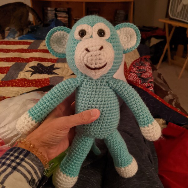 Mini Chango Monkey Crochet Pattern - Etsy