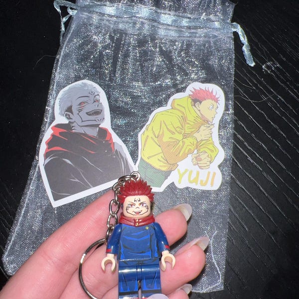 Jujutsu Kaisen Minifigure Keychain - Etsy