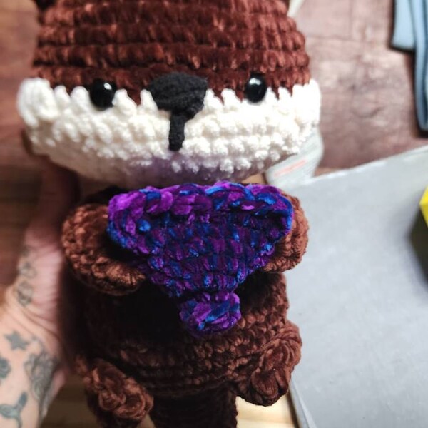 Amigurumi Otter Pattern, Plush Pattern, PDF Pattern, Stuffed Otter Toy ...