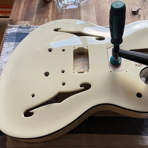 Mark Hoppus Style Jaguar Bass Pickguard - Designed to Fit Squier ...