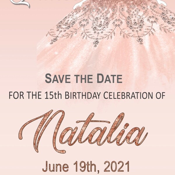 Mis Quince | Quinceanera Court Proposal Message Dama Chamberlain by ...