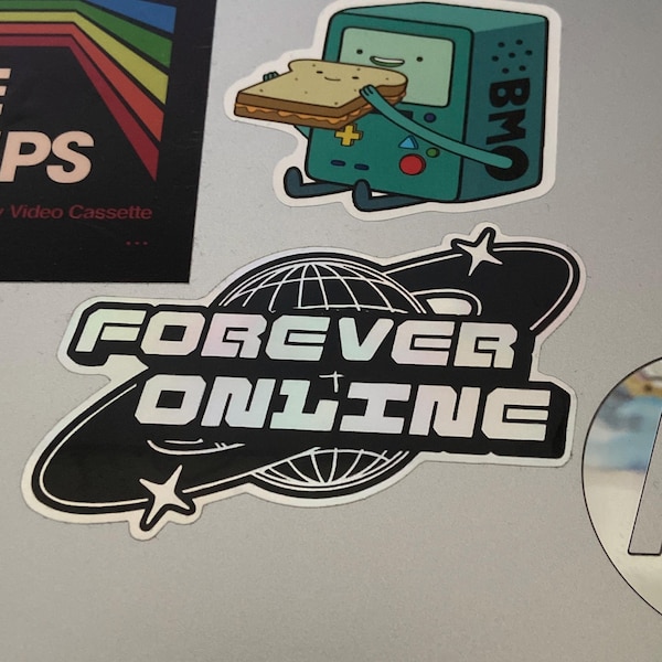 Y2K Holographic Sticker: Retrowave Cybercore Webcore, 2000s Style - Etsy