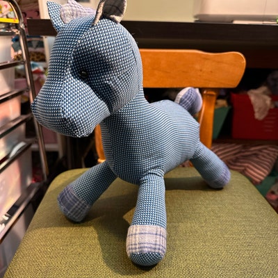 Stuffed Animal Pony PDF Sewing Pattern & Tutorial Stuffed Horse Pattern ...