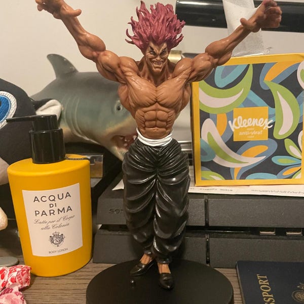 Baki Action Figure Model - Yujiro Hanma, Ocher Collectible Decoration ...