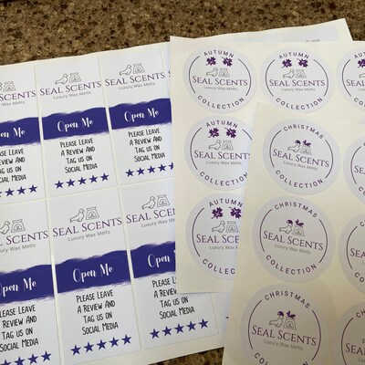 Custom Logo Sticker Box Seals, Logo Labels, Parcel Stickers - Etsy