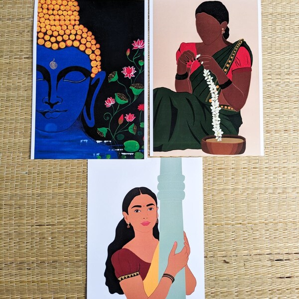 Desi Art, Indian Art, Indian Wall Art, South Asian Art, Tamil, Asian ...