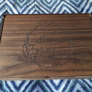 Custom Personalized Wooden Keepsake Box Christmas Gift for - Etsy
