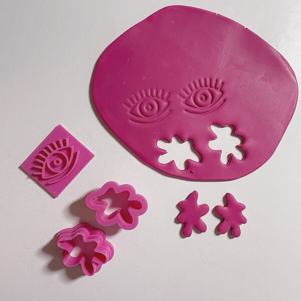 Amoeba / Organic Shape Polymer Clay Cutter | Diy Clay Tools and ...