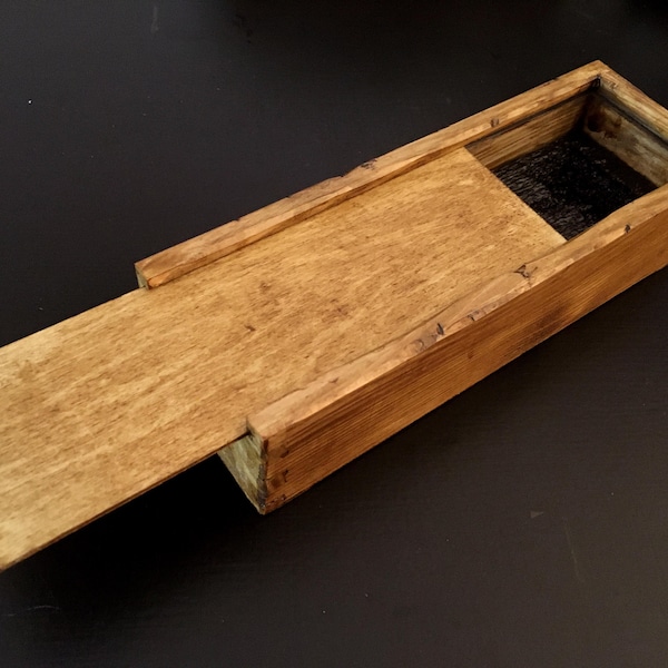 Blank Wooden Sliding Lid Boxes | Small Medium Large | Keepsake Memory ...
