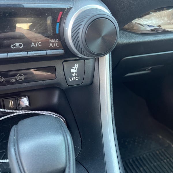 Eject Button Decal, Car Decal, Eject Passenger Button, Blank Button ...