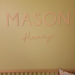 Stacked Names for Nursery, Wooden Letters, Name Sign, Nursery Letters ...