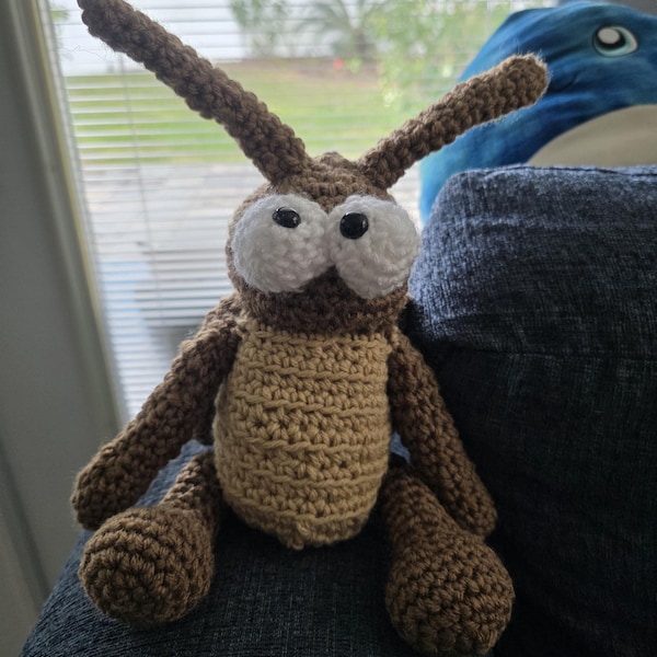PATTERN: Cockroach Amigurumi Pattern - Crochet Cockroach Pattern - Bug ...