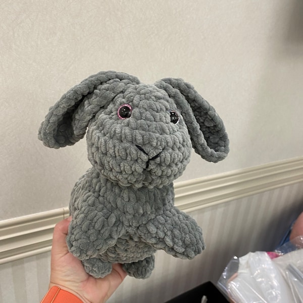 Crochet Pattern Baby Cute Rabbit / Crochet PATTERN Plush Toy ...