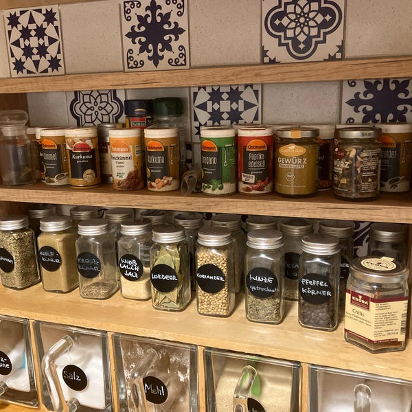 Kitchen Counter Shelf, Countertop Spice Rack, Kitchen Countertop Shelf ...