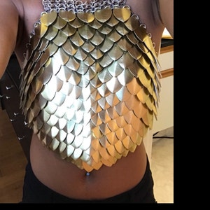 Scale Mail Cosplay Larp Armored Mantle | Etsy