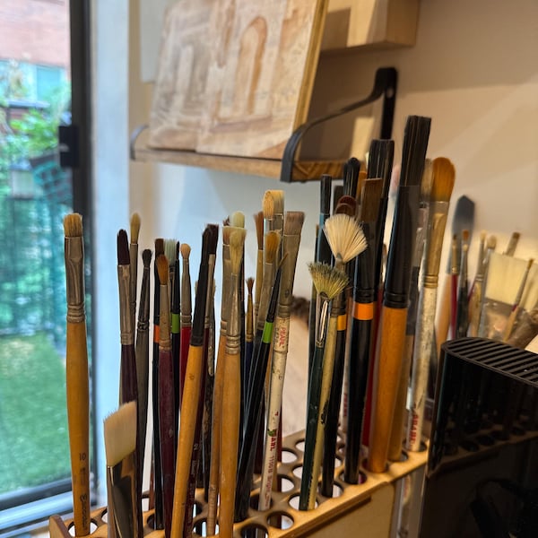 Wall Mounted Tube Type Paint Storage Rack - 20/21ml Tubes or 37ml Tubes ...