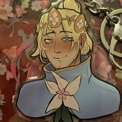 Lawrence Oleander Btd Royal Au Epoxy Keychain - Etsy