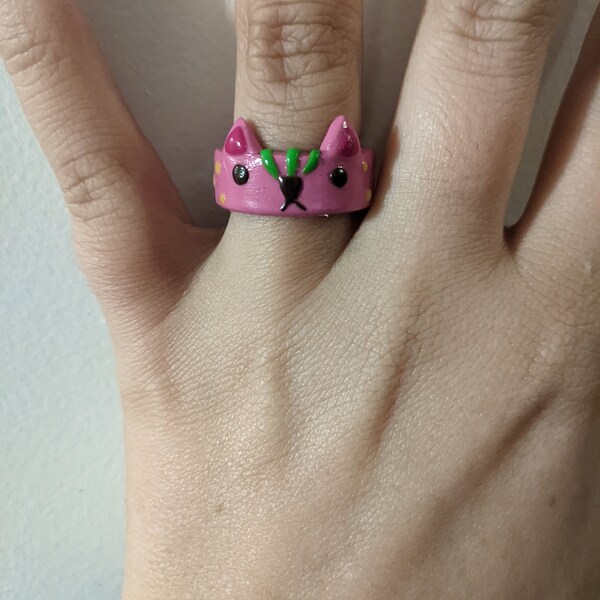 Bendy Cloud Clay Ring | Polymer Hypoallergenic Nonmetal Bendable Blue ...