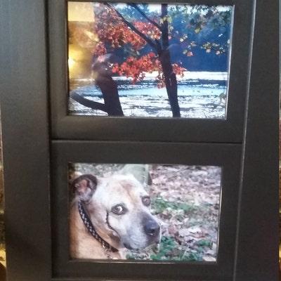 Two Opening Collage Picture Frame With Two Portrait Picture Openings - Etsy